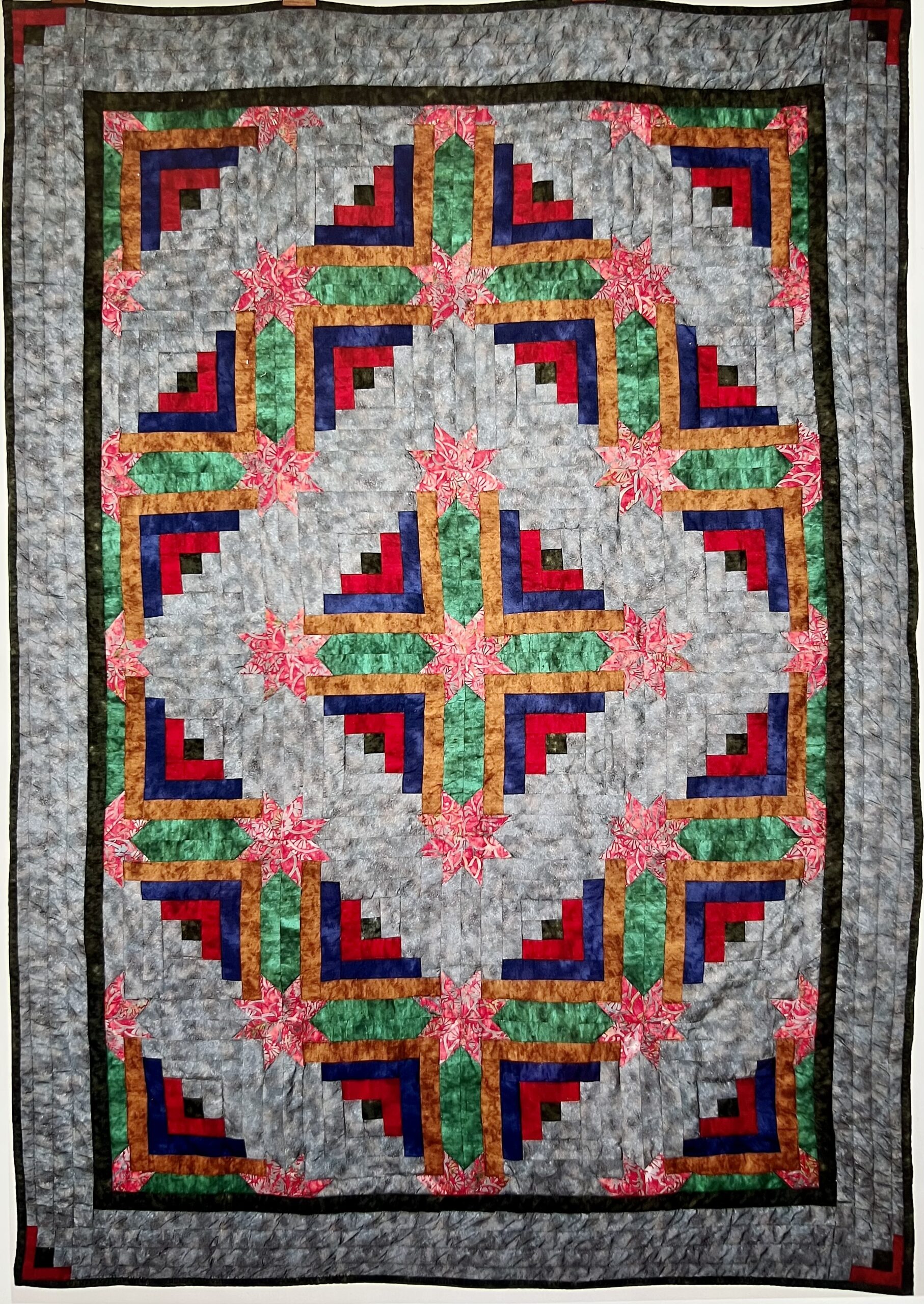 Colorado Log Cabin Quilt - Arcadian Quilt Studio Colorado Log Cabin Quilt